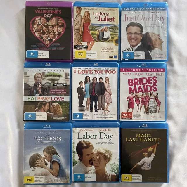 DRAMA COMEDY ROMANCE Blu-Ray Disc Bundle Lot x 9 Movies (Free Shipping ...