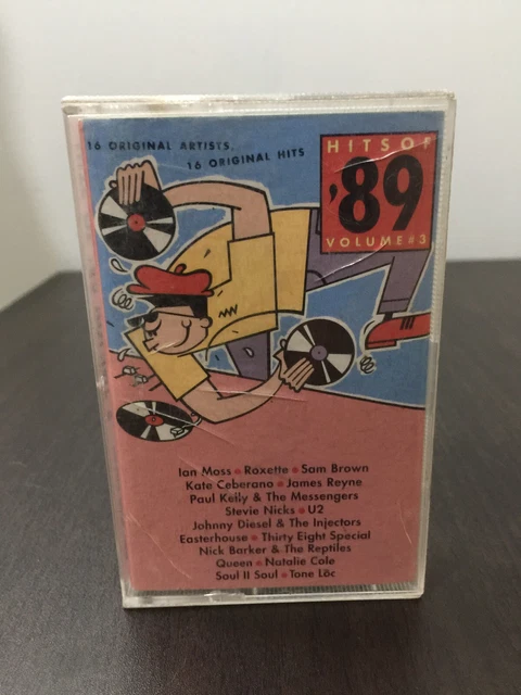 HITS OF 89 vol 3 cassette Tape u2 queen stevie nicks reyne various 80s ...
