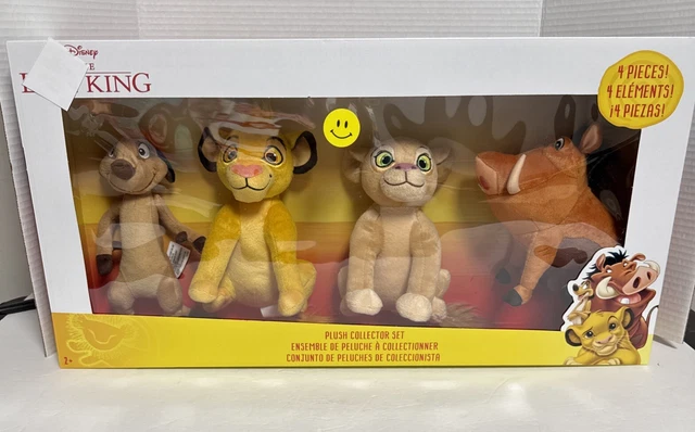 DISNEY THE LION King Timon, Pumbaa, Simba & Nala 6-Inch Plush Collector ...