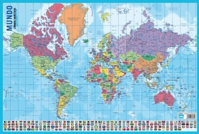 3945793 3341062 MERCHANDISING Portugues Mapa Do Mundo (Foglio Didattico ...