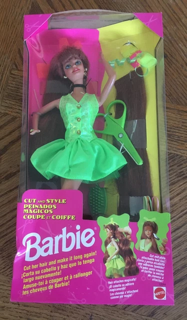 BARBIE CUT AND Style Redhead 1994 Mattel Canada 12644 Sealed Box Hair ...