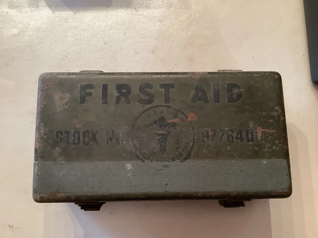 US WW2 FIRST Aid Kit 12U Original Davis - Medical Department EUR 40,00 ...