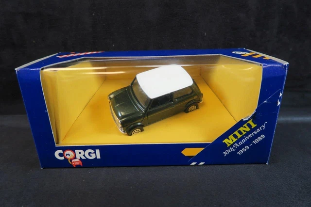 CORGI C330/3 MINI Racing (Green & White) 30Th Anniversary 1959-1989, 99 ...