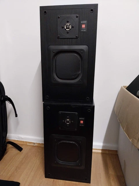 SONY APM-12ES 2-WAY Loudspeaker Speaker System Hi-Fi Speakers - Black £ ...