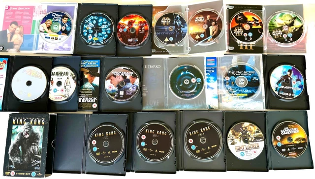 18 DVD BUNDLE Ewan McGregor Jake Gillenhaal Star Wars Kong Set Film ...