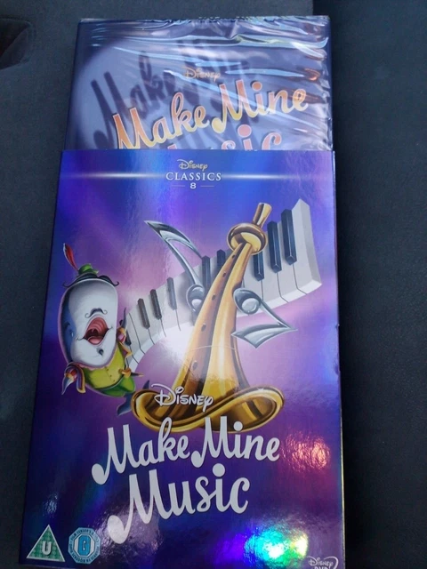 MAKE MINE MUSIC [DVD] Walt Disney Classics 8 • Slip Cover • UK R2 • New ...