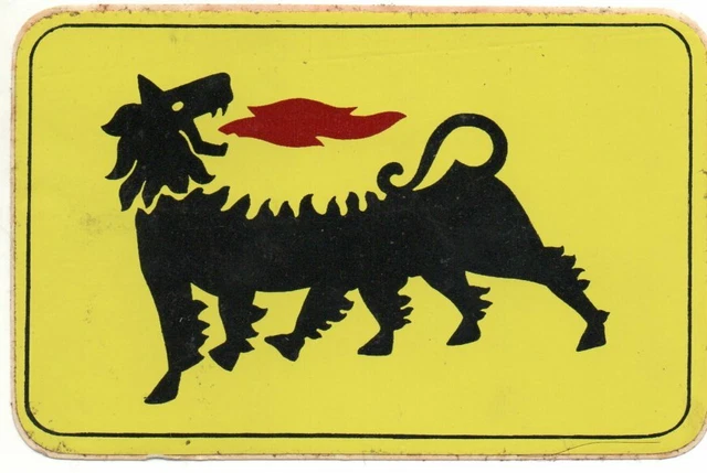 ANCIEN STICKER ANNÉES 70 AGIP carburants et lubrifiants FERRARI EUR 2 ...