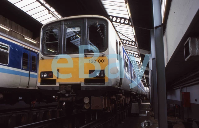 35MM RAILWAY SLIDE of Class 150 DMU 150001 @ Derby Copyright to Buyer £ ...