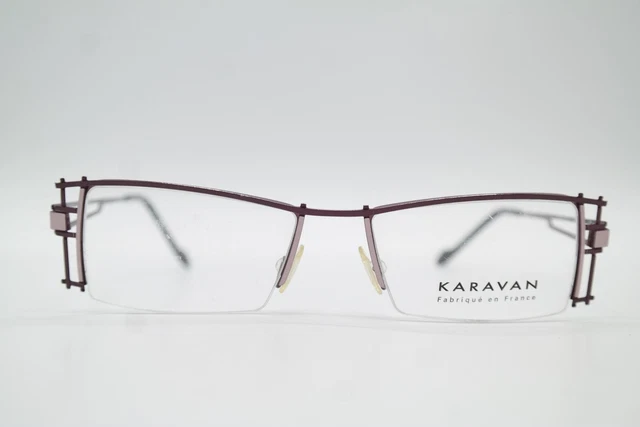 LUNETTES KARAVAN 5426 Bordeaux Rose Monture De Lunettes Neuve EUR 51,88 ...