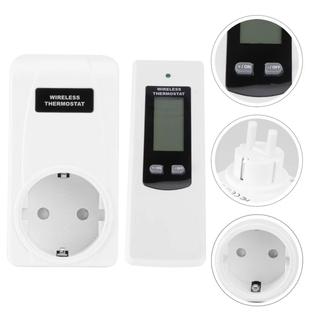 THERMOSTAT SANS FIL Régulateur De Température Pour Maison Constante EUR 33,49 - PicClick FR