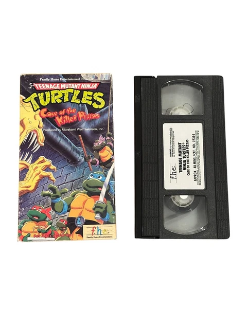 TEENAGE MUTANT NINJA Turtles Case of the Killer Pizzas VHS 1989 ...