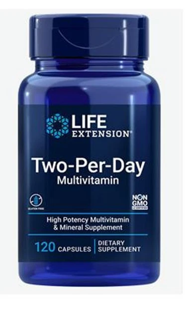 LIFE EXTENSION TWO-PER-DAY, Capsules - 120 Capsules £28.18 - PicClick UK