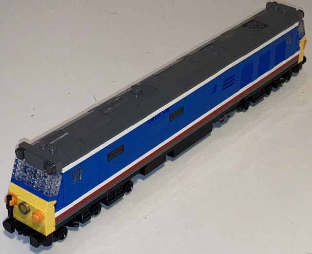 LEGO TRAIN MOC - Class 50 Diesel Locomotive Train In Network Southeast ...