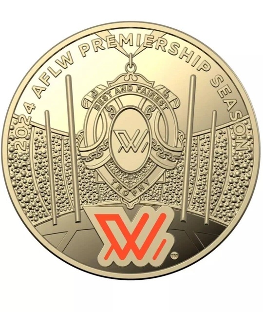 2024 AFL AFLW $1 Coloured Proof 2 Coin Set $125.00 - PicClick AU