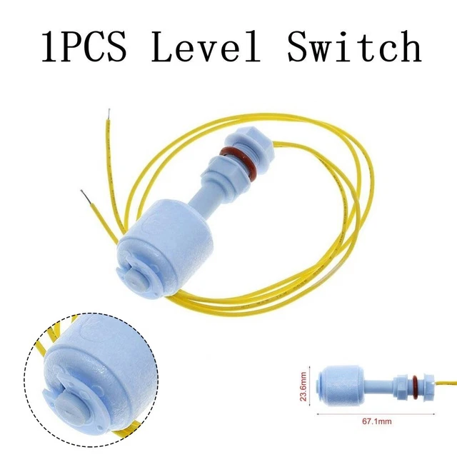 SIDE MOUNT HORIZONTAL Water Level Sensor Sensing Liquid Float Switch ...