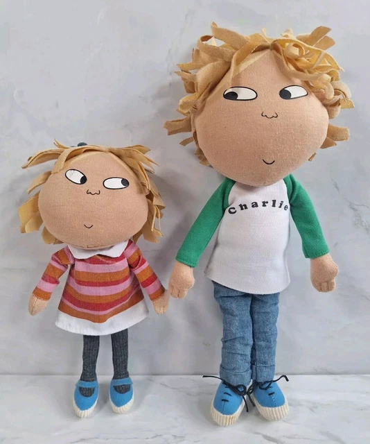 CHARLIE & LOLA Talking Plush Soft Toys, CBeebies, Golden Bear, Lauren ...