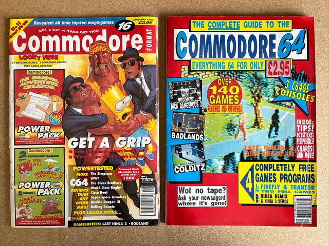 COMMODORE FORMAT 1992 Magazine - Commodore 64 Guide - 2 MAGAZINES £11. ...
