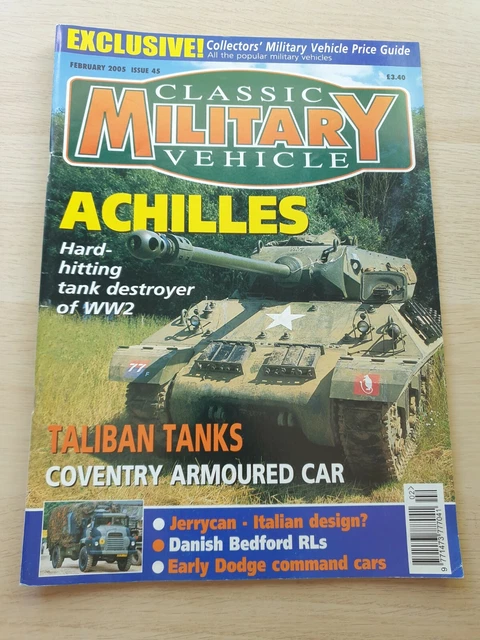 CLASSIC MILITARY VEHICLE Magazine Issue 45 February 2005 Achilles Tank Bedford # £2.99 - PicClick UK