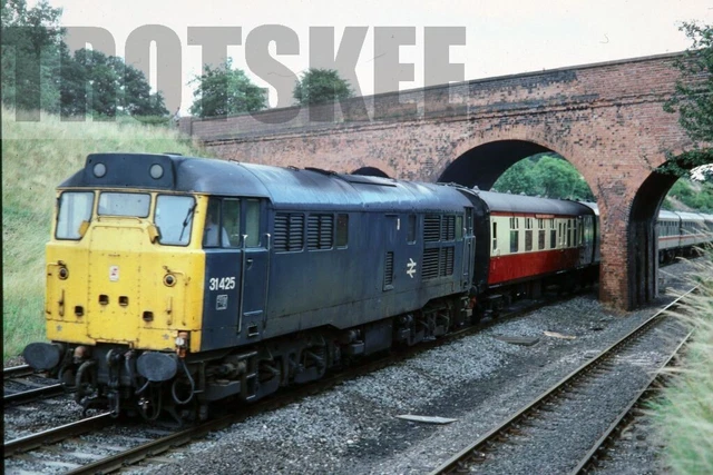 35MM SLIDE BR British Railways Diesel Loco Class 31 31425 Hatton 1986 ...