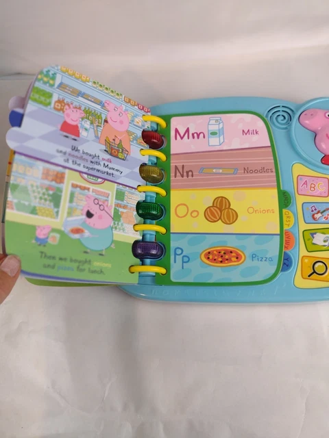 PEPPA PIG Learn And Discover Book VTech Interactive Talking V-Tech Nick ...