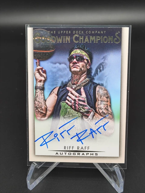 2021 UPPER DECK Goodwin Champions Riff Raff AUTO #A-RR [hkA1 EUR 0,92 ...
