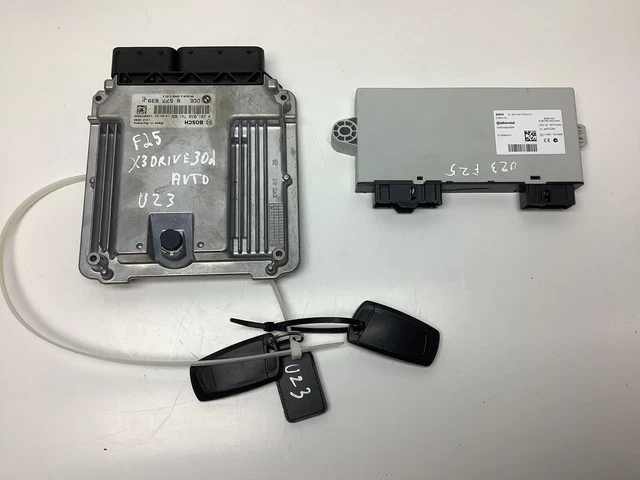 BMW X3 F25 3.0D Engine Ecu Kit Module Dde Cas4 Ignition Keys £153.00 - PicClick UK