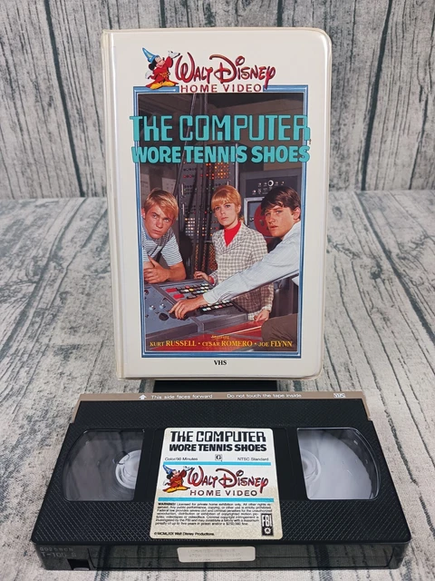 THE COMPUTER WORE Tennis Shoes - Walt Disney Home Video (VHS, Clamshell ...