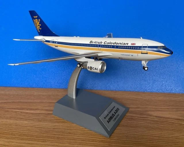 BRITISH CALEDONIAN AIRBUS A310-203 G-BKWU 1980s 1/200 scale diecast ...
