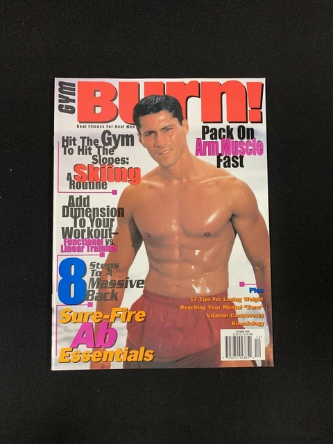 VINTAGE BURN! MAGAZINE bodybuilding muscle fitness Dec 2000 $16.56 ...