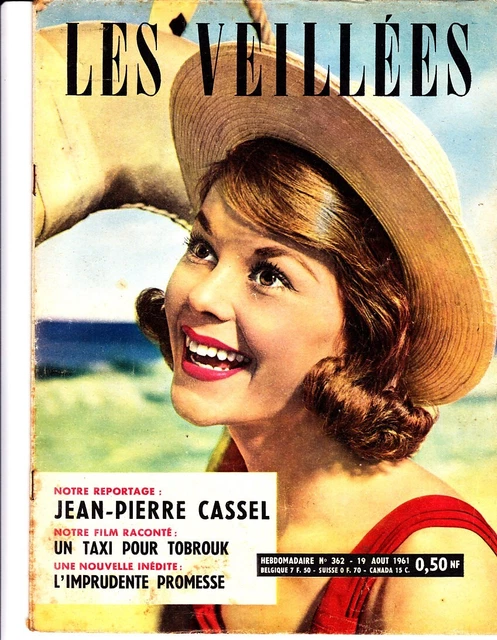 VEILLÉES JEAN-PIERRE CASSEL Film Un taxi pour Tobrouk Lino Ventura ...