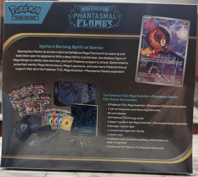 POKEMON PHANTASMAL FLAMES (ME02) Elite Trainer Box ETB Factory Sealed ...