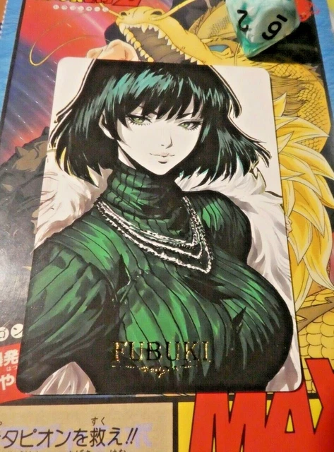 ONE PUNCH MAN Anime Acg Fan Card Gs1 Prism Rare Gold Carte Fubuki Mint ...