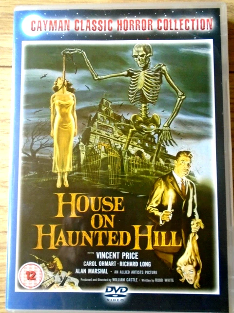 HOUSE ON HAUNTED HILL Cult CLASSIC HORROR DVD 2004 Vincent Price ...