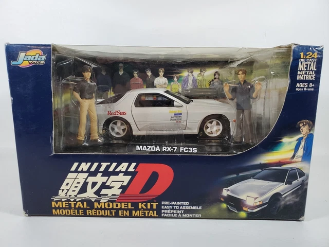 NEW IN BOX Jada toys Initial D Mazda Savannah RX 7 FC3S Red Suns ...