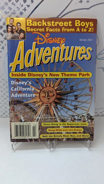DISNEY ADVENTURES MAGAZINE Winter 2001 Backstreet Boys Facts & inside ...