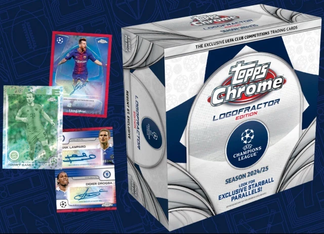 TOPPS CHROME LOGOFRACTOR 2024-2025 UCL London Fanatics Store Exclusive ...