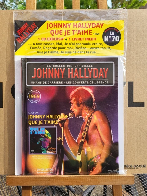 CD LIVRE JOHNNY Hallyday La Collection Officielle N° 70 NEUF Scellé ...