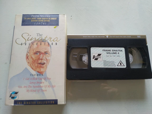 FRANK SINATRA THE Collection Madison Square Garden 1974 - VHS Film Tape T3 $44.63 - PicClick CA