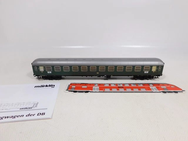 MÄRKLIN H0 AC Passenger Car (from Set 43969) B4üm DB Nem Kk Kkk Mint # ...