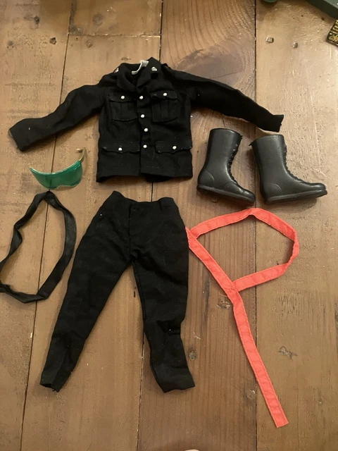 VINTAGE ACTION MAN POLICE MOTORCYCLIST UNIFORM Outfit 1970s PALITOY £1. ...