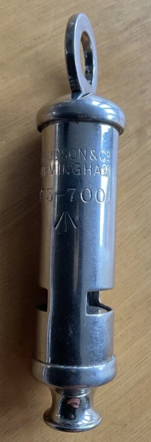 BRITISH ARMY CROWS Foot Broad Arrow Marked Military J Hudson Whistle ...