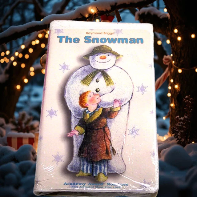 THE SNOWMAN VHS Tape Raymond Briggs Best Animated Short Film Christmas ...