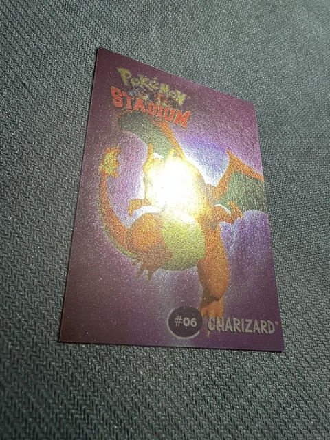 POKEMON STADIUM 2000 Danone #06 Charizard Holographic Card NM $250.00 ...