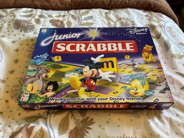 JUNIOR DISNEY EDITION Scrabble Children's Family Board Game £6.95 ...