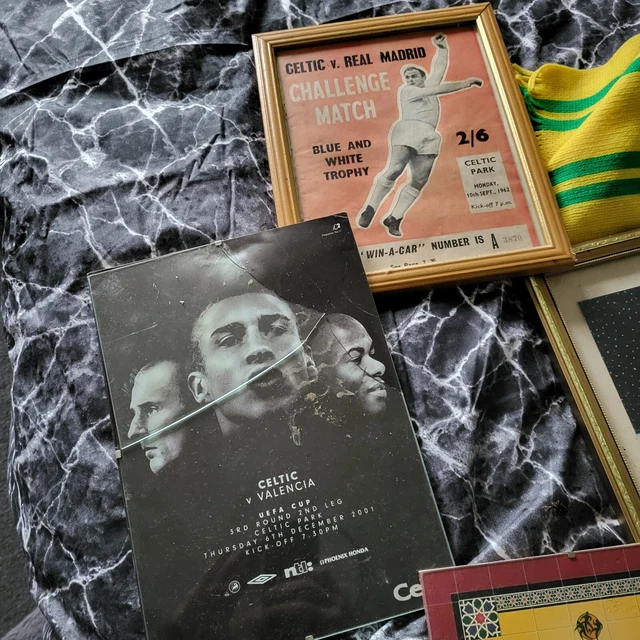 CELTIC FOOTBALL PROGRAMMES 1970s....and Latter All Framed £25.00 ...