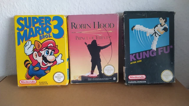 SUPER MARIO BROS. 3, Robin Hood, Kung Fu Nintendo - NES IMBALLO ...