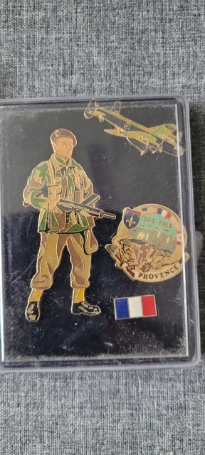 PINS MILITAIRE WW2 debarquement province coffret pour les 50 ans 1944 ...