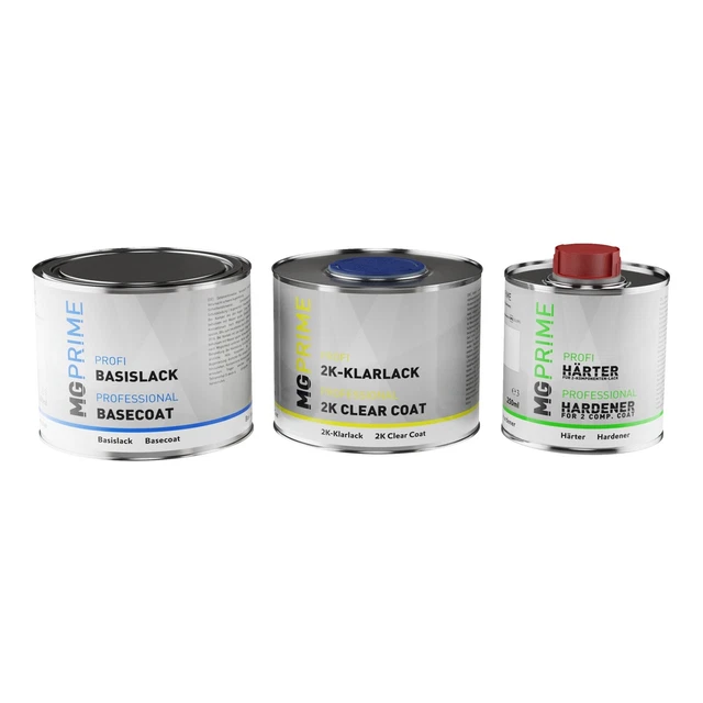 PANTONE 388C GREEN peinture pot kit couche de base vernis 2C mat 1,25L ...