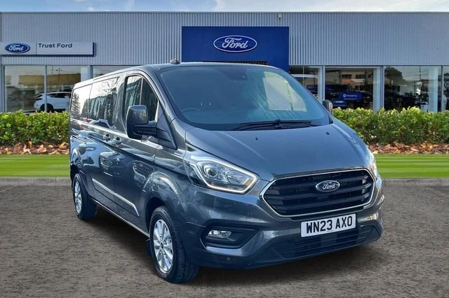 FORD TRANSIT CUSTOM 320 L2 FWD 2.0 EcoBlue 170ps Low Roof D/Cab Limi Automatic £34,188.00 ...