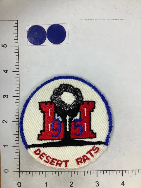 VINTAGE US Army 95Th Engineers Desert Rats Patch $9.99 - PicClick